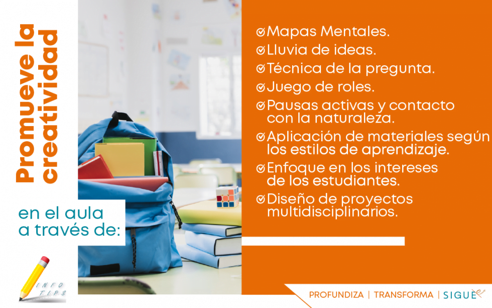 Hoy te presentamos Tips para promover la creatividad en el aula de clase | Sigue-e